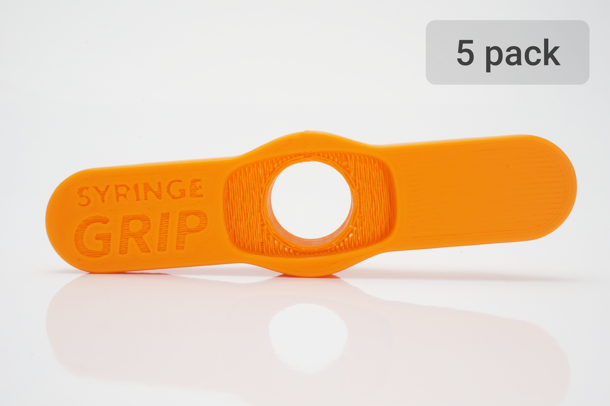 Multi pack | 5 SyringeGrips | Orange